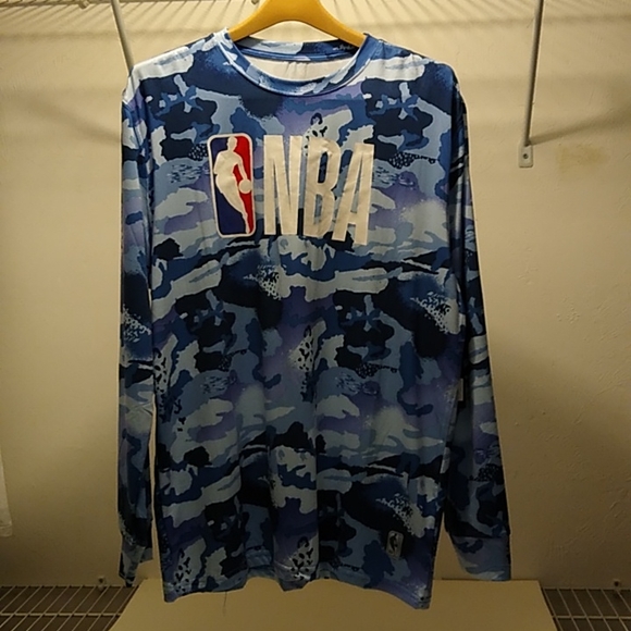NBA | Shirts | Nba Blue Camo | Poshmark